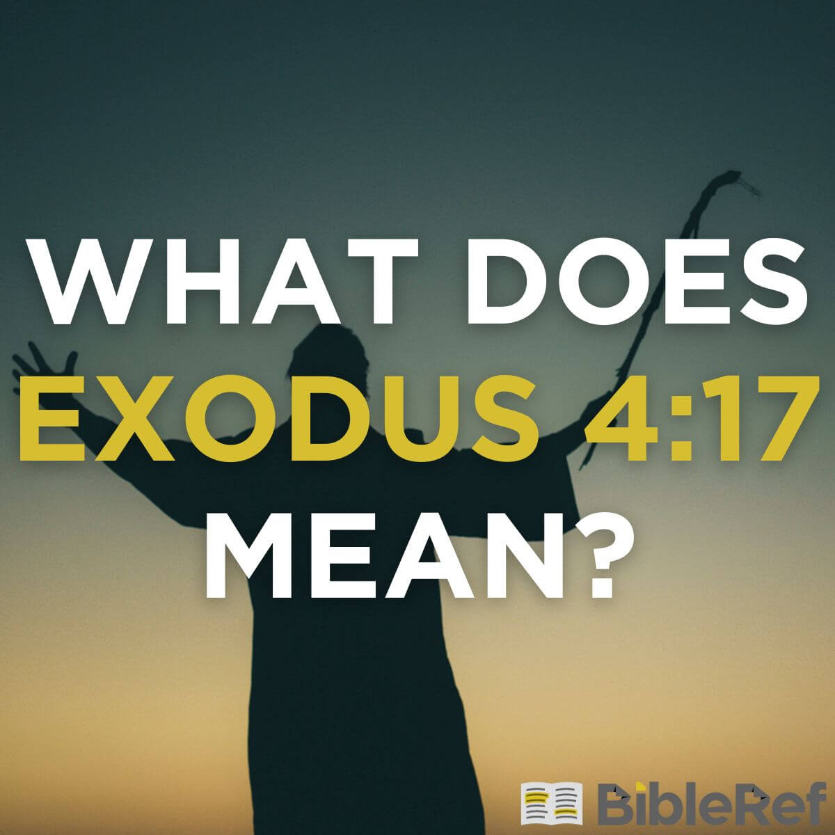 What does Exodus 4:17 mean? | BibleRef.com