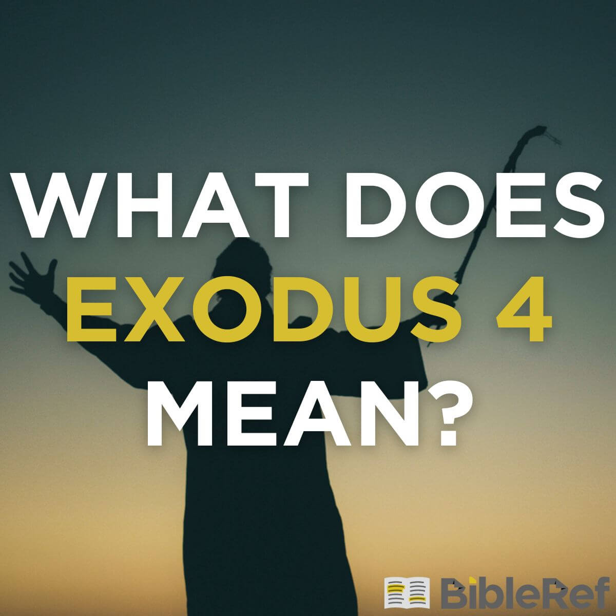 What does Exodus chapter 4 mean? | BibleRef.com