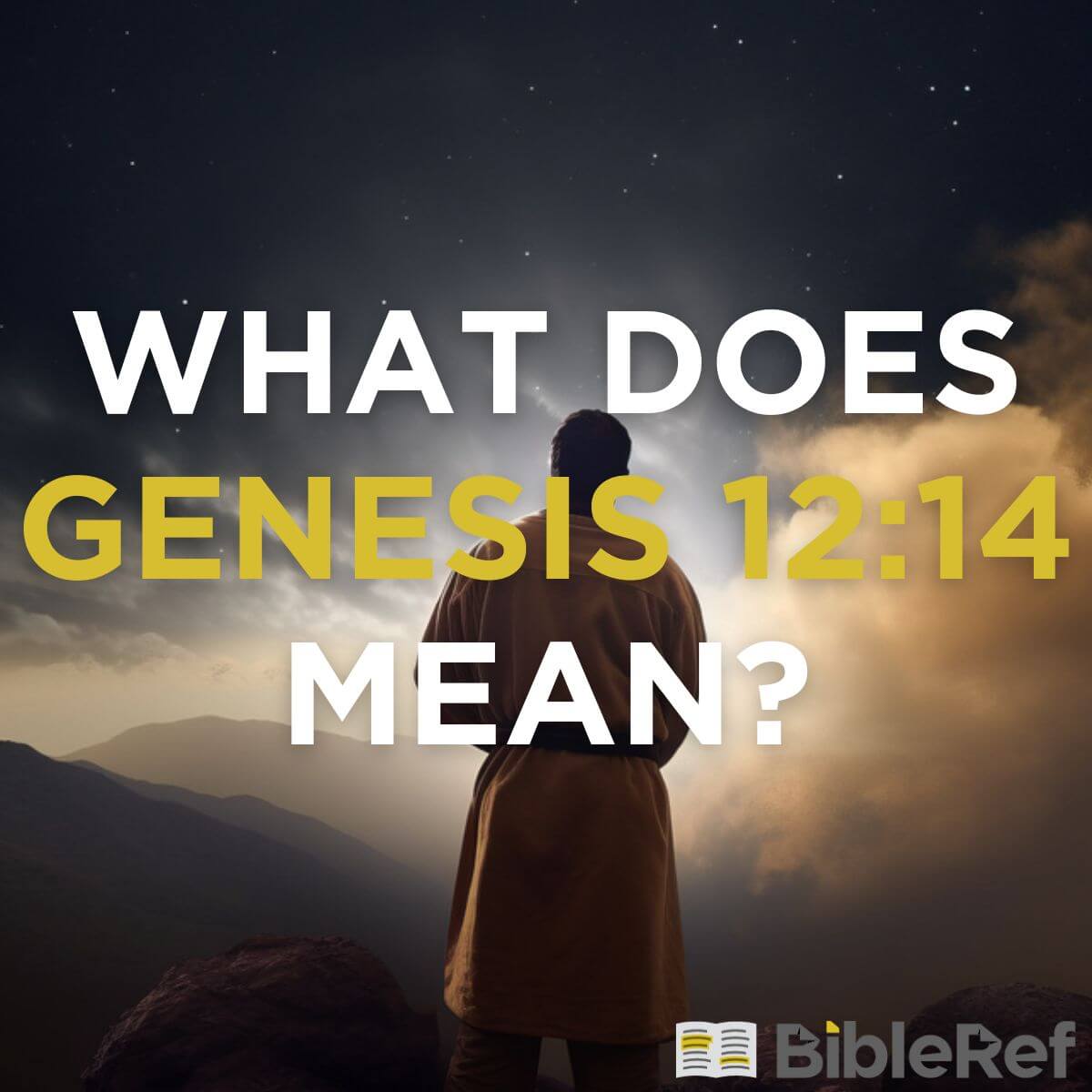 What does Genesis 12:14 mean? | BibleRef.com