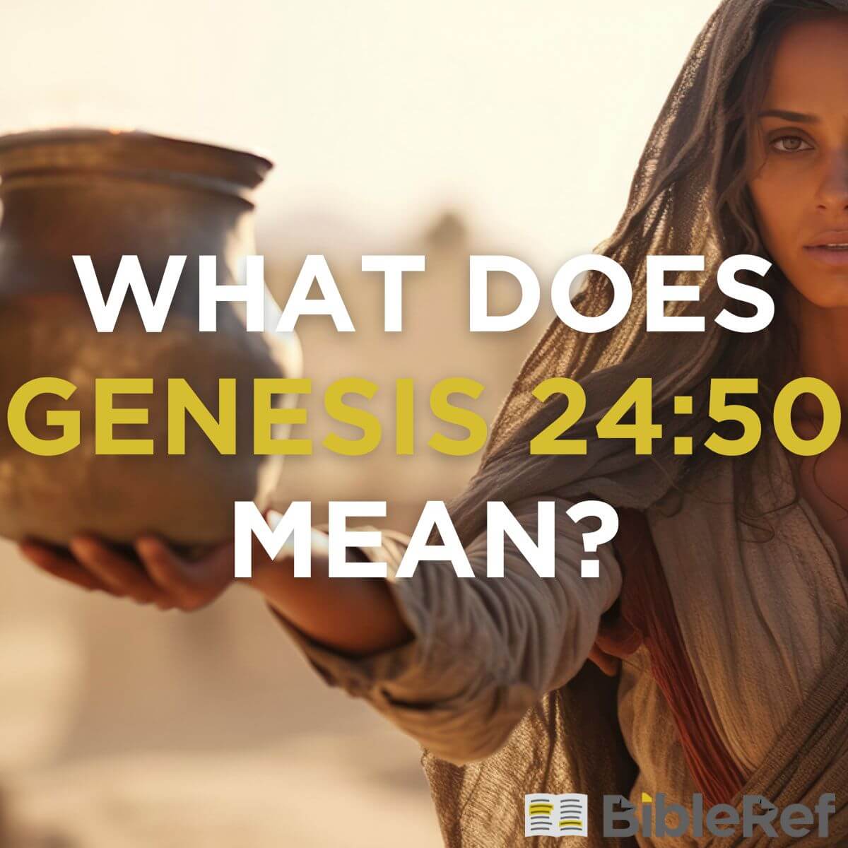 What does Genesis 24:50 mean? | BibleRef.com
