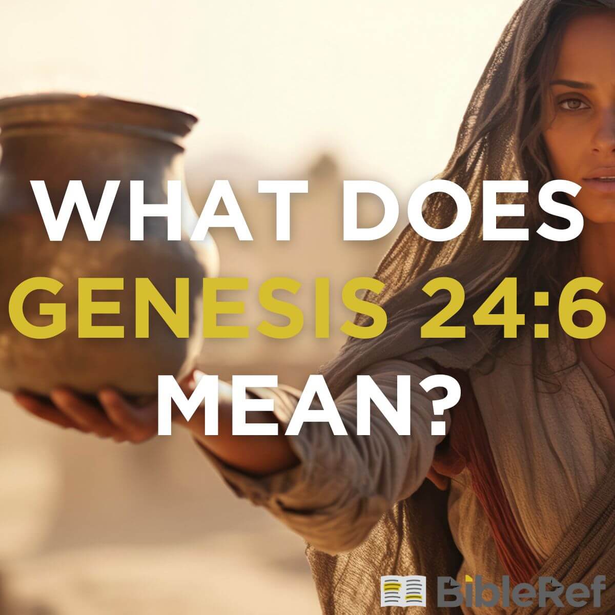 What does Genesis 24:6 mean? | BibleRef.com