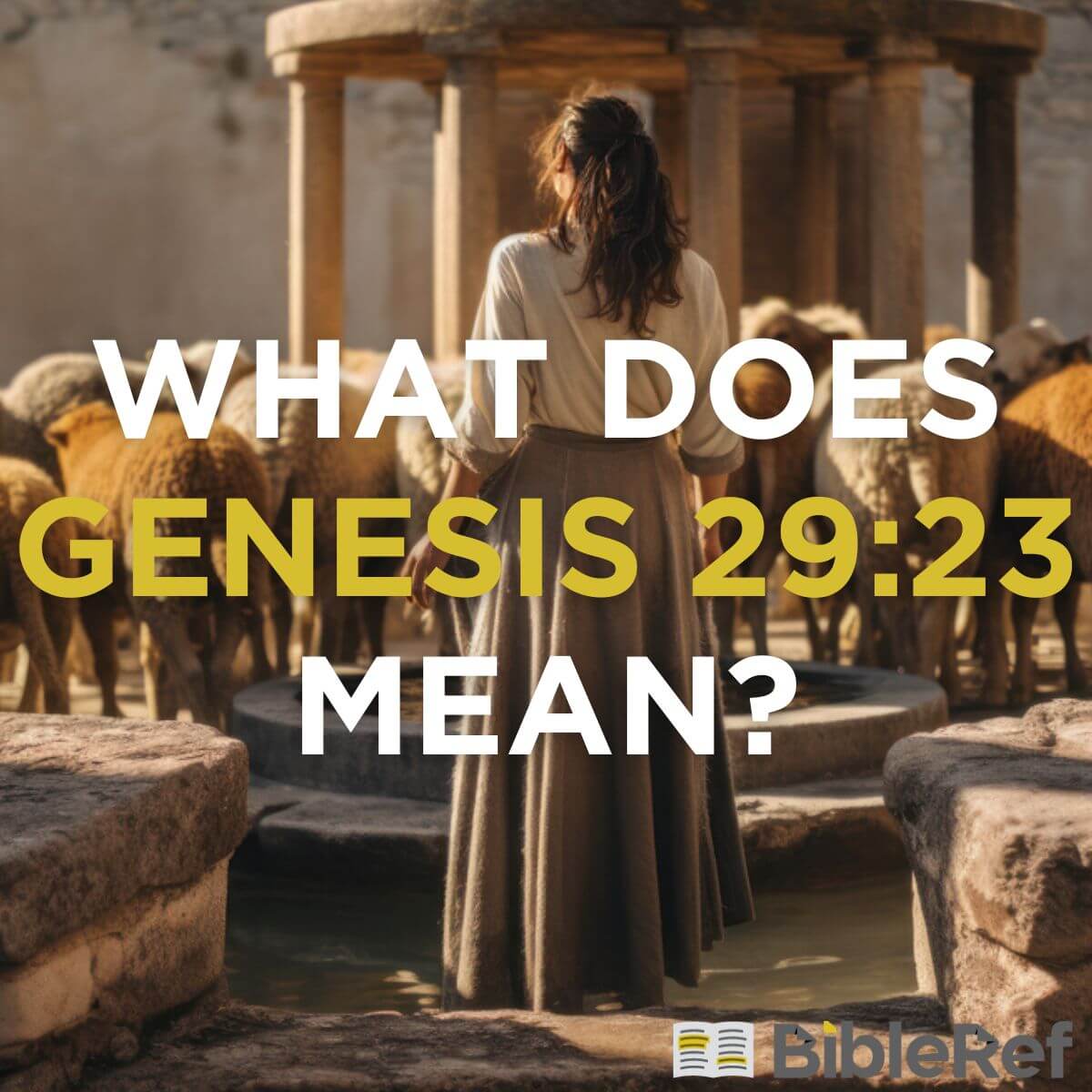 What does Genesis 29:23 mean? | BibleRef.com