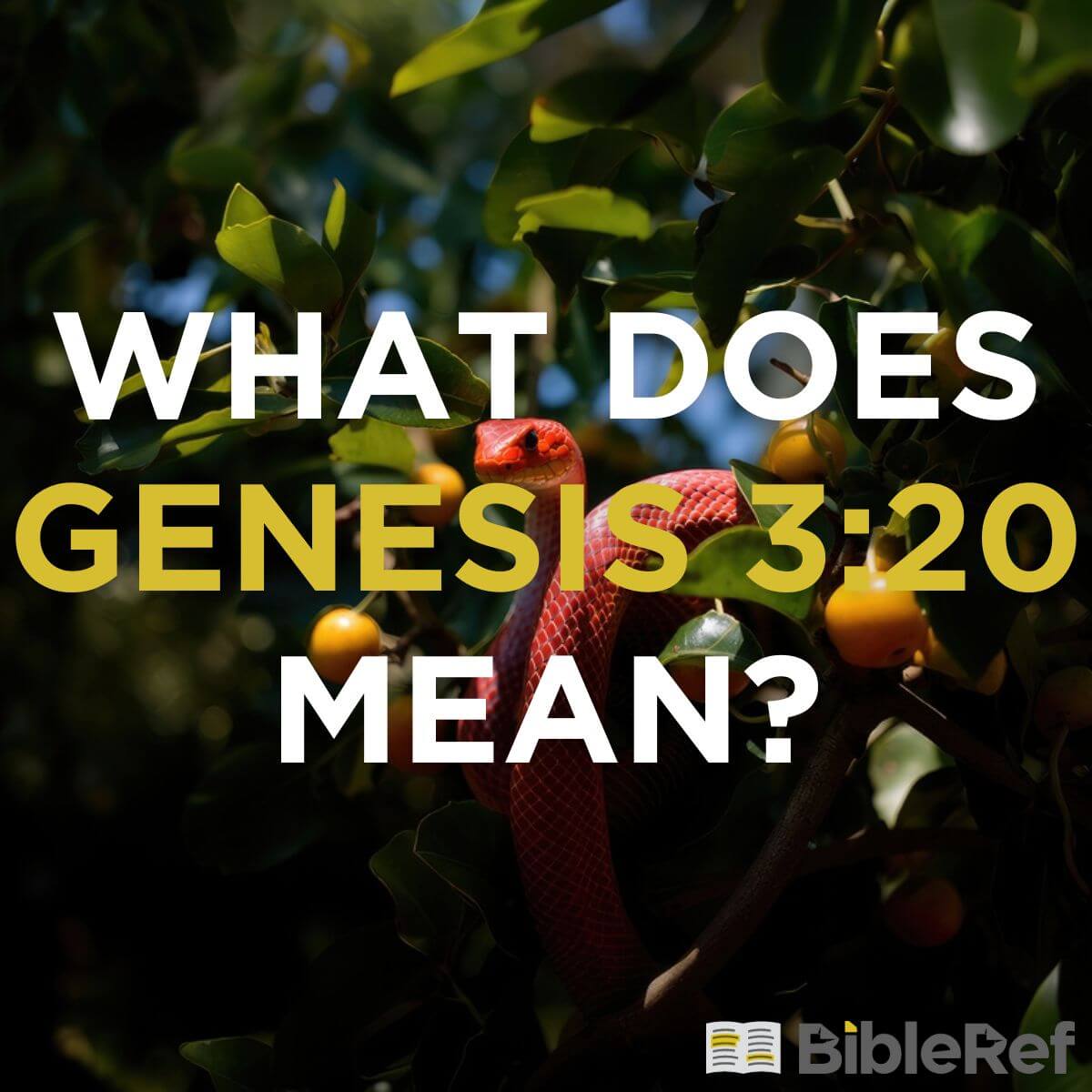 What does Genesis 3:20 mean? | BibleRef.com