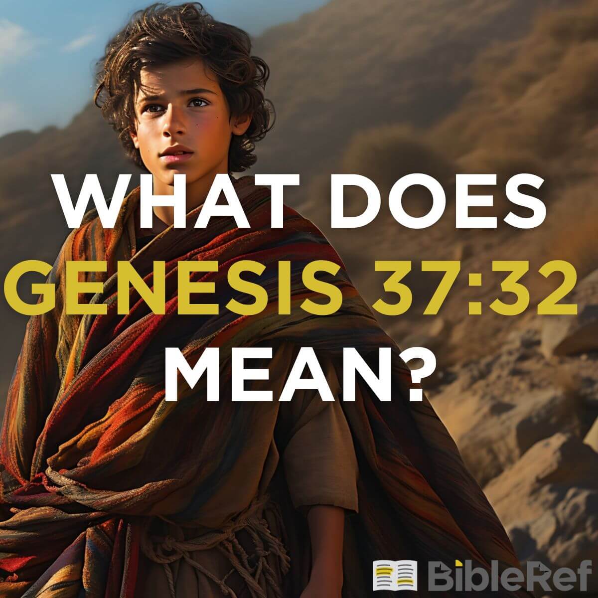 What does Genesis 37:32 mean? | BibleRef.com