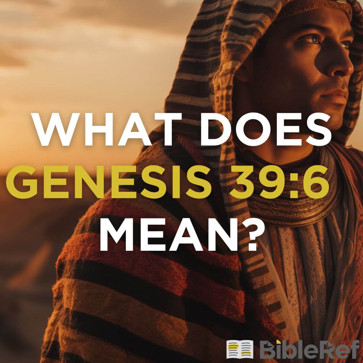 What does Genesis 39:6 mean? | BibleRef.com