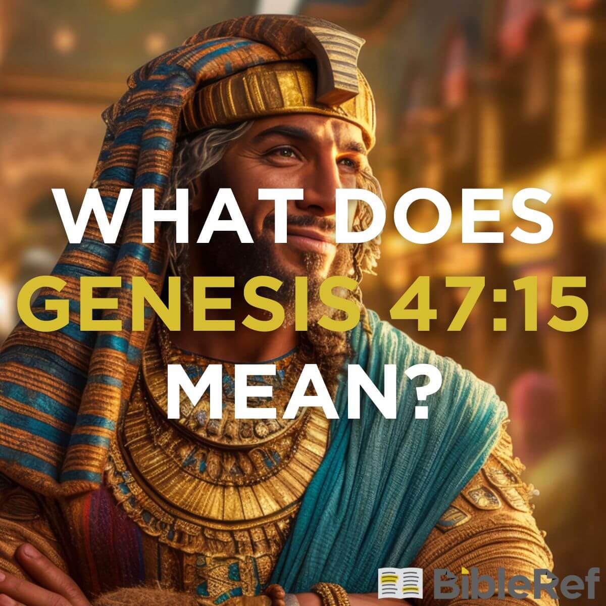 What does Genesis 47:15 mean? | BibleRef.com